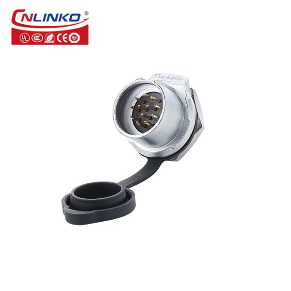 Quality CNLINKO Multi Pin Industrial Connector 12 Pin Outdoor IP68 Waterproof Connector for sale