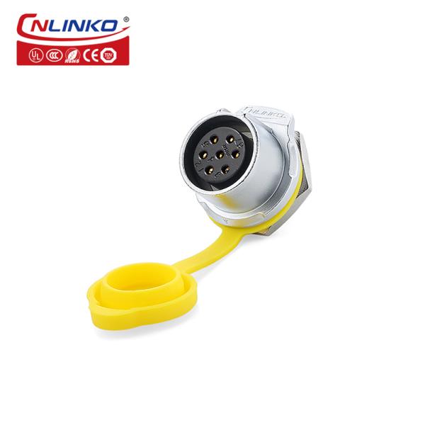Quality CNLINKO M20 7 Pin Male Female Electrical Plug Waterproof Multi Core Cable for sale