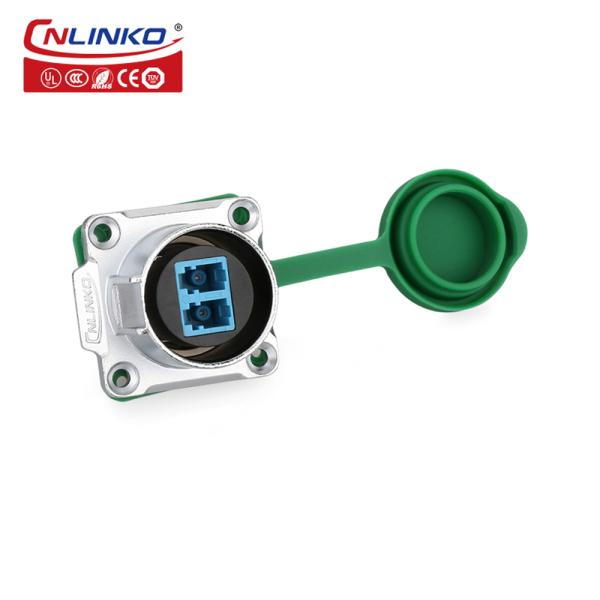 Quality CNLINKO Dust protection Waterproof Plug to Socket Plastic Housing Fiber Optic Connector for sale