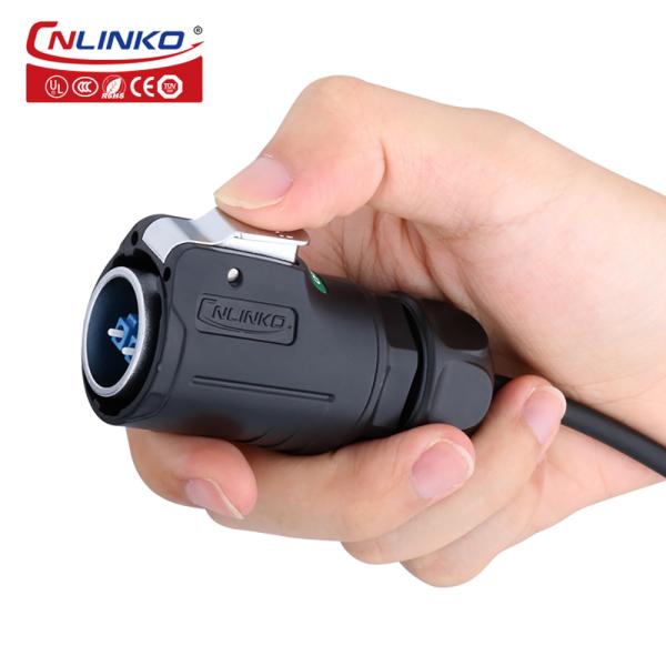Quality CNLINKO Dust protection Waterproof Plug to Socket Plastic Housing Fiber Optic for sale