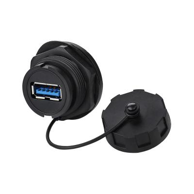 China CNLINKO USB 3.0 High Speed Data USB Cable Connector IP68 Waterproof Circular USB Port Plug Connector for sale
