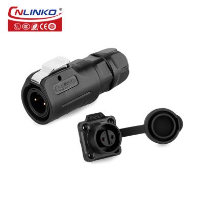 China CNLINKO M12 Professional Electrical 2 Pin Extension Wire Connector Cable Waterproof IP68 for Led Lighting for sale
