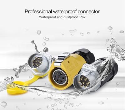 China Cnlinko M20 Quick Connector Cable 12v 20A 3 Pin Battery Connector Industrial Plug 3 Pin Pin Socket Connector for sale
