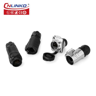 China CNLINKO Ethernet Connector RJ45 Shielded signal Waterproof RJ45 Cat5 Connector for sale