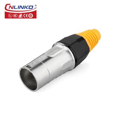 China CNLINKO Waterproof Dual RJ45 Connector, UTP CAT5E RJ45 Connector for Led Lighting for sale