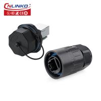 China IP68 Rj45 Waterproof Ethernet Connector for sale