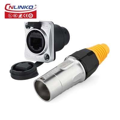 China Waterproof Ip67 Cat6 Modular Plug RJ45 Plug Cat6 Utp RJ45 Plug for Led Rental Display Connector for sale