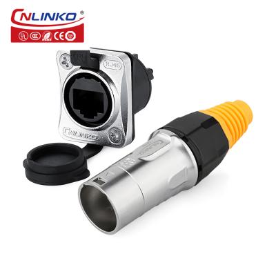 China Waterproof Ip67 Cat6 Modular Plug RJ45 Plug Cat6 Utp RJ45 Plug for Led Rental Display Connector for sale