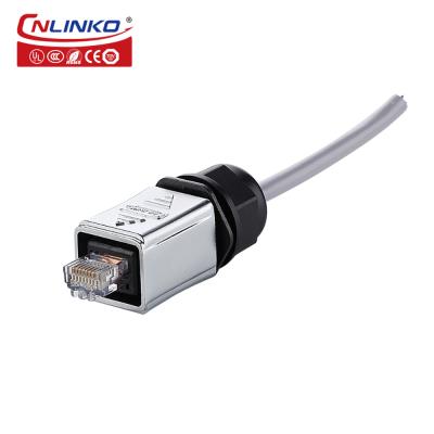 China CNLINKO Waterproof IP68 Ethernet Wire RJ45 Connector for Wifi Adapter for sale