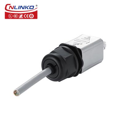 China CNLINKO Waterproof IP68 Ethernet Wire RJ45 Connector for Wifi Adapter for sale