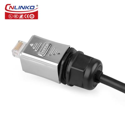 China CNLINKO Waterproof IP68 Ethernet Wire RJ45 Connector for Wifi Adapter for sale
