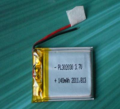 China 302030 3.7v 140mah polymer battery for mini GPS tracker blutooth handset battery for sale