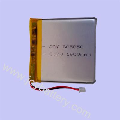 China 605050 3.7V 1600mAh battery with PCB for sale