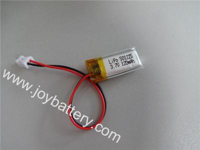 China small 3.7v polymer lithium ion battery for smart watch/3.7v  battery 401225 501225 120mAh for sale