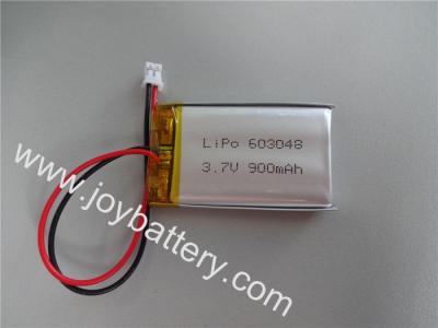 China 603448 3.7v 900mah rechargeable li polymer battery for MP3 / MP4, MP5,PDA, mobile TV, MID for sale