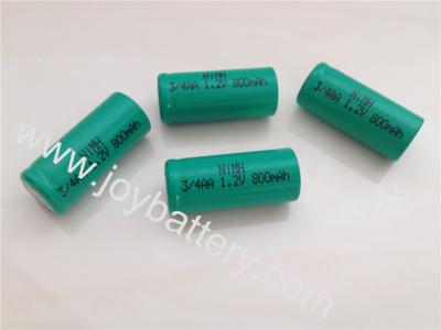 China NiMH 3/4 AA 1.2V 800mAh battery,AA 2100mAh,1.2V Nimh AAA,AA,A,SC,C,D rechargeable battery for sale