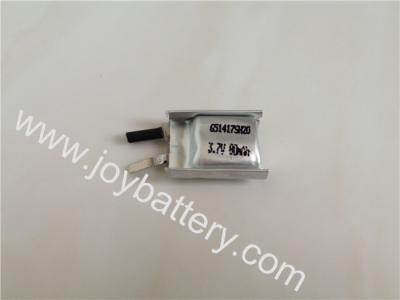 China 651417 3.7V 80mAh 20C lipo battery for credit card,3.7V 50mAh,3.7V 60mAh,3.7V 70mAh cell for sale