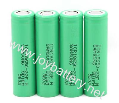 China Samsung ICR18650-22F 3.7V rechargeable battery ICR 18650 22FM 2200mAh battery samsung 18650 battery for sale
