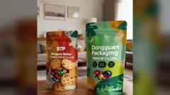 Custom Printed Stand Up Pouches For Snack Packaging