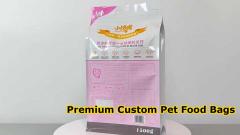 Custom Mylar Pet Food Bags Flat Bottom Packaging Solution