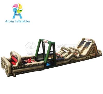 China Outdoor Giant Military Ultimate challenge boot camp inflatable obstacle course for kids and adult for sale