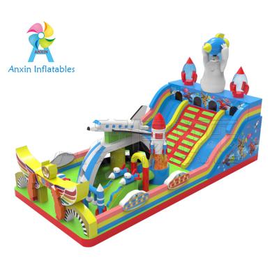 China 2017 Fashion SPACE INVADERS design Kids Giant Inflatable playground for sale