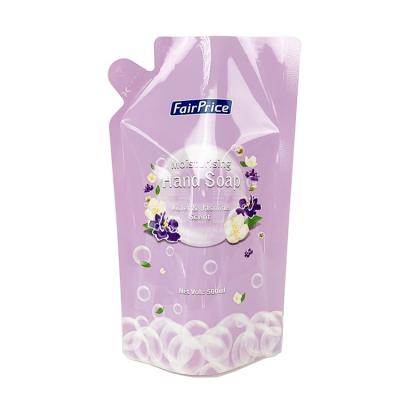 China Digital Printing LOW MOQ and Gravure  in House for  Liquid  Laundry Detergent Refill Plastic Bag Shape Pouch Packaging for sale