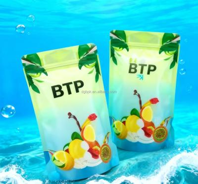 China MOQ 100 Food Grade Print Logo Resealable Stand up Plastic Pouch Aluminum Foil Smell Proof Zip Lock Dried Fruit Packaging Bag for sale