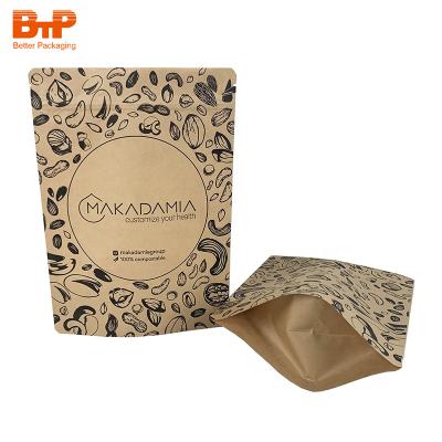 China Compostable Custom Printed Designer Sweet Sugar Food Craft Paper PLA Packaging Bag Stand up Pouch Namkeen Food Grade Packaging B for sale