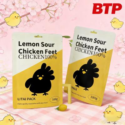 China Matte Finish Food Grade Stand up Snack Pouch with Heat Seal Custom Branding Moisture & Odor Proof for Universal Snack Packaging for sale