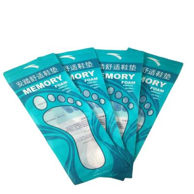 China Custom Printing Shoe-pad Packaging Bag Insole Pouch for sale