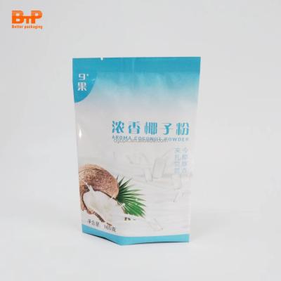 China Customized Heal Sealable Plastic Bags for Food Storage Packaging Middle Seal Gusset Bag for sale