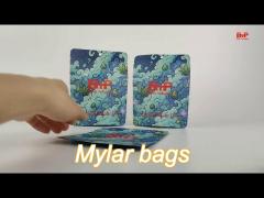 custom logo exotic smell proof resealable food grade antistatic stand ziplock mylar bags for chewing