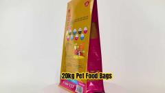 Custom Pet Food Bags 20kg Smell Proof Handle