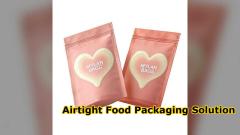 Custom Food Packaging Bags Airtight Stand Up Pouches