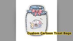 Custom Cartoon Snack Bags Valentine's Day Food Packaging