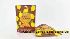 Custom Coffee Packaging Bags Stand Up Zipper Pouches