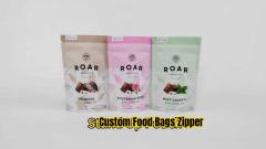 Custom Food Packaging Bags Zipper Stand Up Pouches
