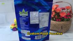 Custom Food Packaging Pouches Stand Up Ziplock Bags