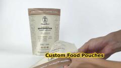 Custom Mylar Doypack Food Pouches Low MOQ
