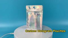Custom Mylar Hologram Pouches For Jewelry