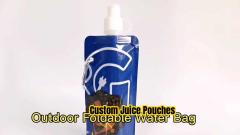 Custom Juice Pouches Stand Up Spout Bags