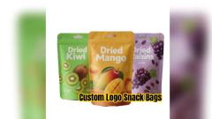 Custom Logo Food Pouches Stand Up Zipper Bags