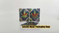 Custom Matte Mylar Doypack - Smell Proof, Child Resistant, Resealable, 3.5g 14g 28g Sizes