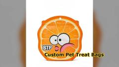 Custom Pet Treat Packaging Waterproof Resealable Pouches