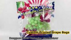 Custom Plastic Grape Bags High Quality Printing