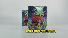 Custom Matte Stand Up Ziplock Pouches Smell Proof
