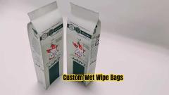 Custom Wet Tissue Packaging Bags