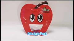 Apple Shaped Pouch Custom Zipper Bags