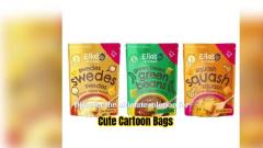 Cute Pink Cartoon T-Shirt Bags Food Gift Bags